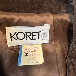 Koret | Jackets & Coats | Vintage Chocolate Brown Velvet Blazer | Poshmark